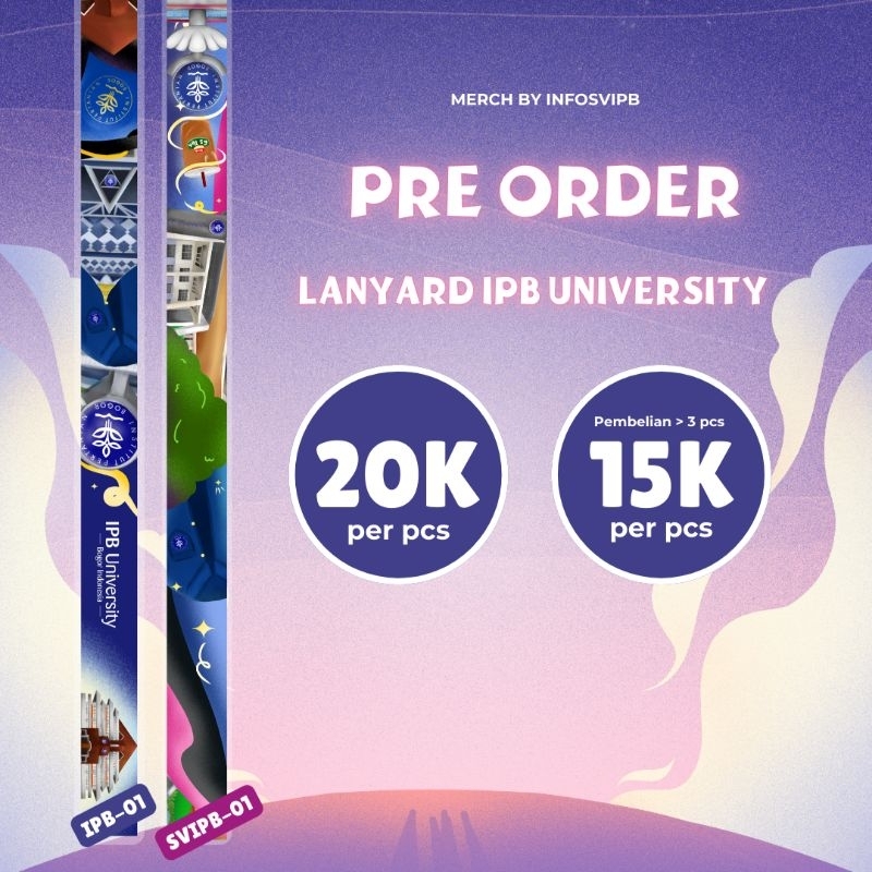 Jual LANYARD ID CARD IPB UNIVERSITY VOKASI IPB | Shopee Indonesia