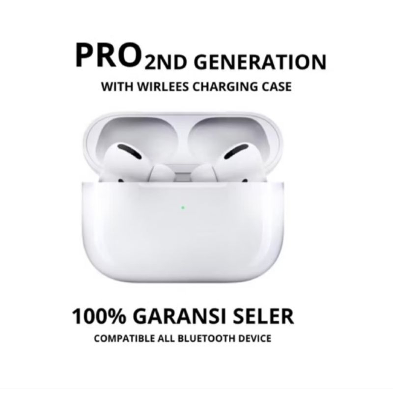 Jual TWS BLUETOOTH GEN PRO 2ND GENERATION 2023 WIRELESS CHARGING C TO C ...