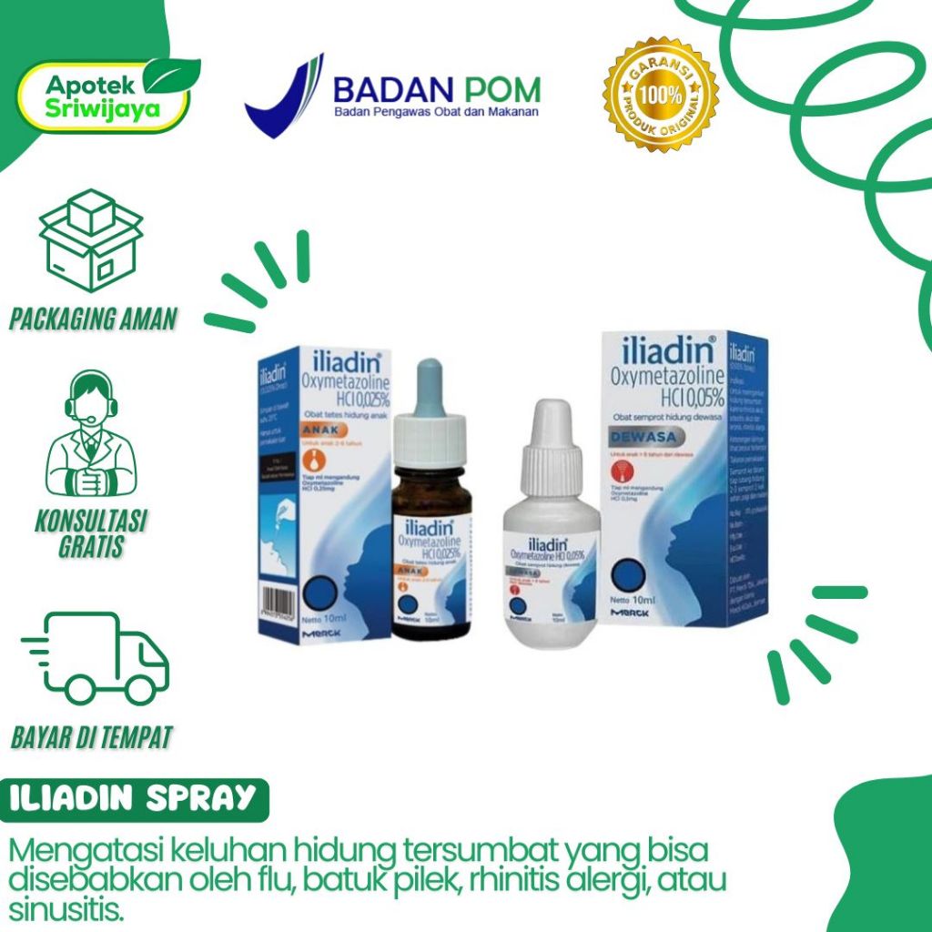 Jual ILIADIN DROP AND SPRAY | Shopee Indonesia