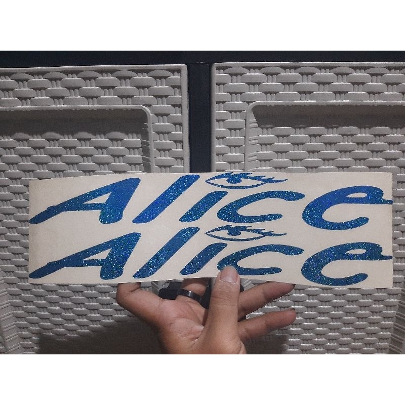 Jual sticker motor Tulisan ALICE | Shopee Indonesia
