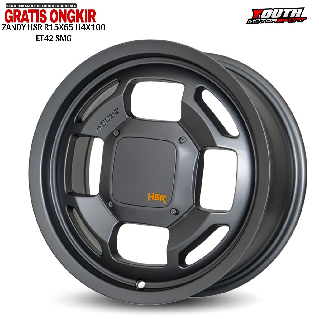 Jual VELG R15 HSR ZANDY COCOK UNTUK IGNIS,SPRESO,SPLASH,BRIO DLL ...