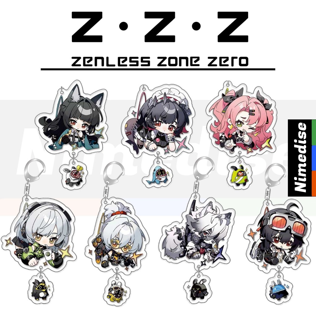 Jual Gantungan Kunci Zenless Zone Zero Akrilik Transparan Keychain ...