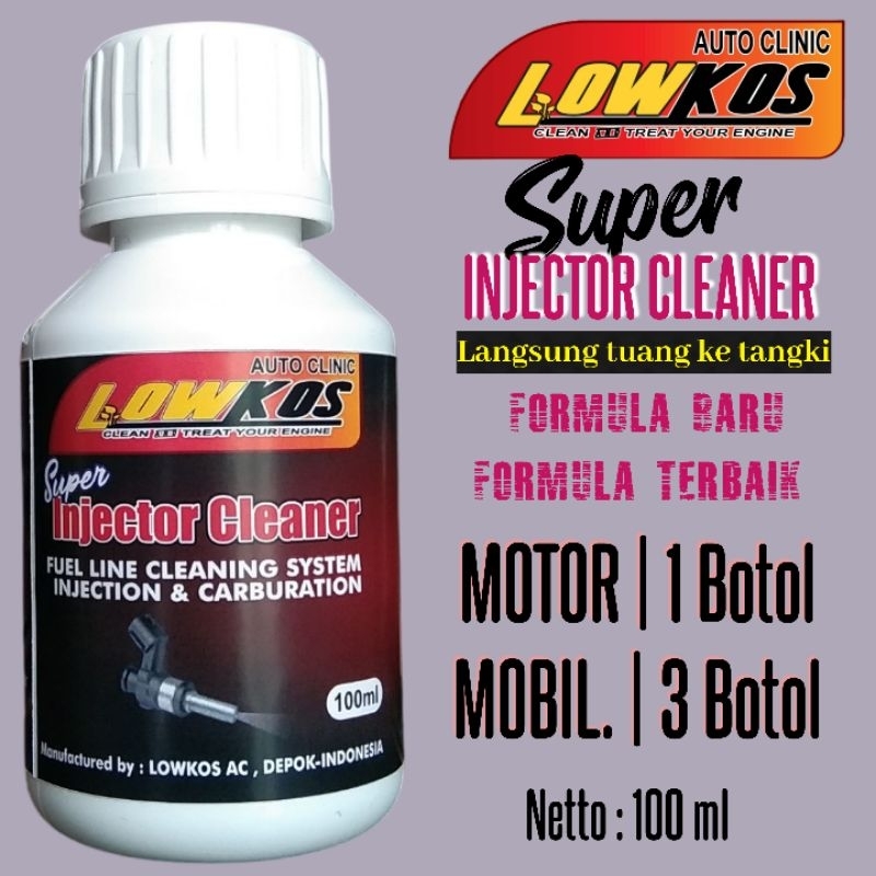 Jual ARC LOWKOS SUPER INJECTOR CLEANER 100ml Pembersih Injektor Motor ...