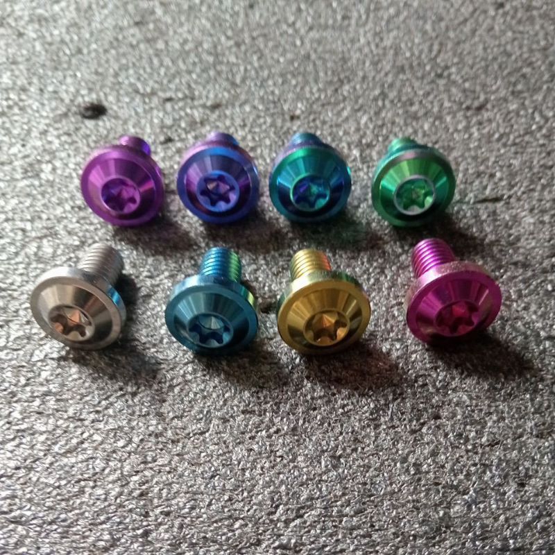 Jual baut titanium GR5 M8 big head | Shopee Indonesia