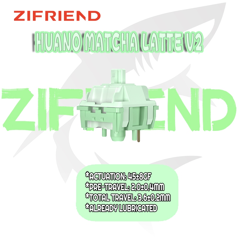Jual HUANO MATCHA LATTE Switch V2 Linear Switch Mechanical Keyboard 5 ...