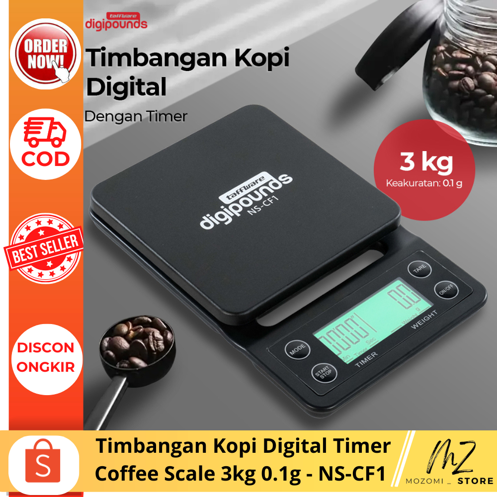 Jual Timbangan Kopi Digital Timer Coffee Scale 3kg 0.1g - NS-CF1 ...