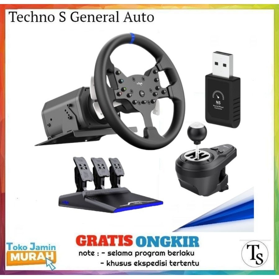 Jual Racing Simulator PXN V99 Force Feedback Steer Wheel Stir Gaming ...