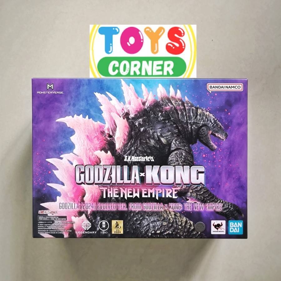 Jual S.H. Monster SHM Godzilla Evolved x Kong The New Empire 2024 ...