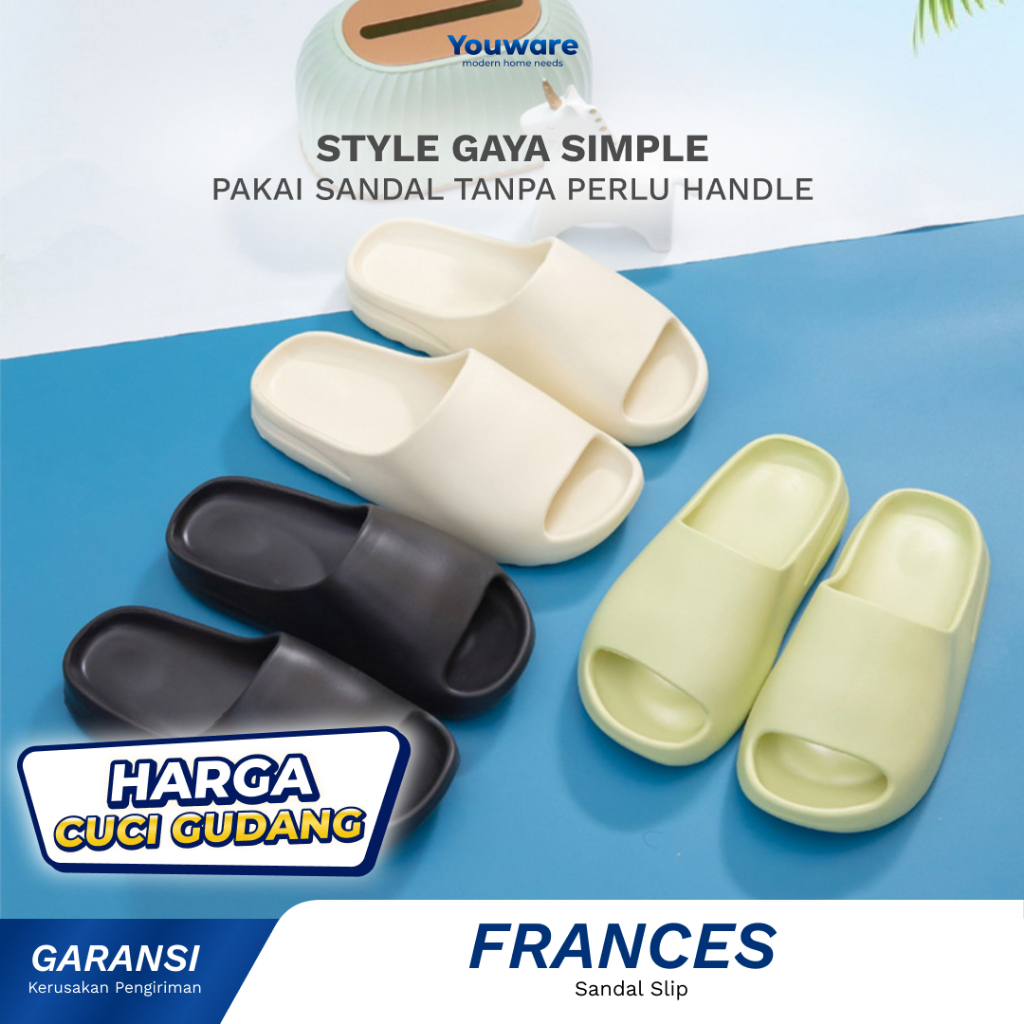 Jual [HARGA CUCI GUDANG] Youware - Frances Sandal Warna-Warni / Sendal ...