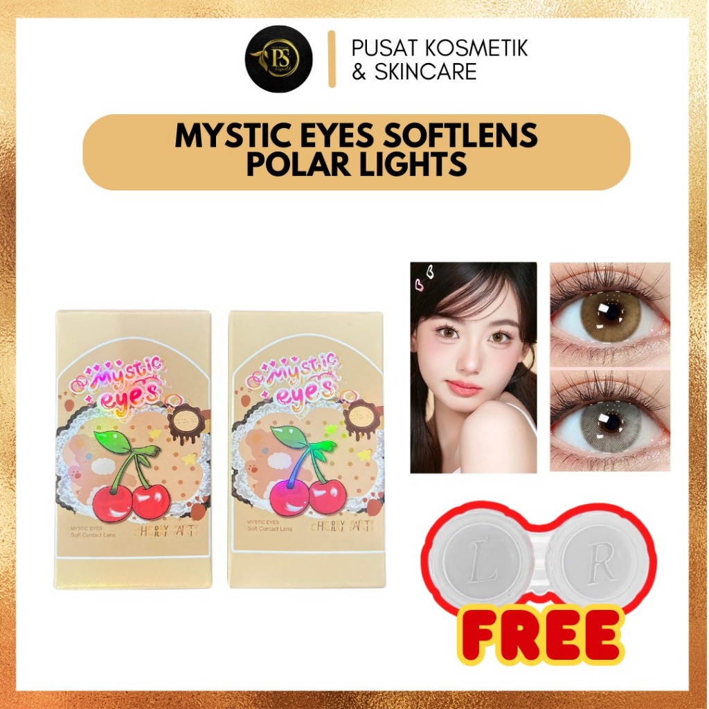 Jual Mysticeyes Softlens Polar Lights Series Soft Contact Lens Diameter ...