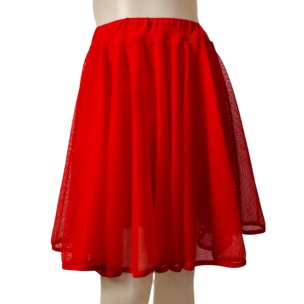 Jual Rok Line Dance model full circle bahan jala dengan furing | Shopee ...
