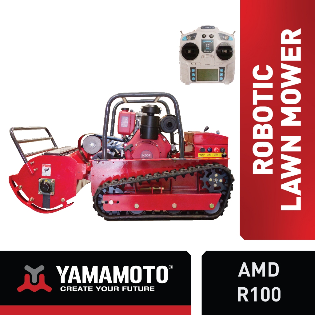 Jual YAMAMOTO By Koop Robotic Lawn Mower Remote Control / Mesin ...