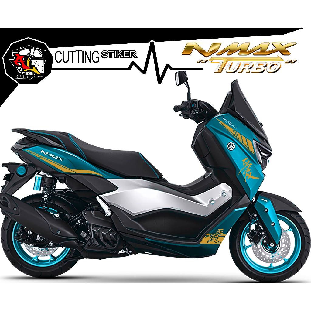 Jual STICKER CUTTING/STIKER NMAX TURBO/508/STRIPING NEW NMAX 2024,2025 ...
