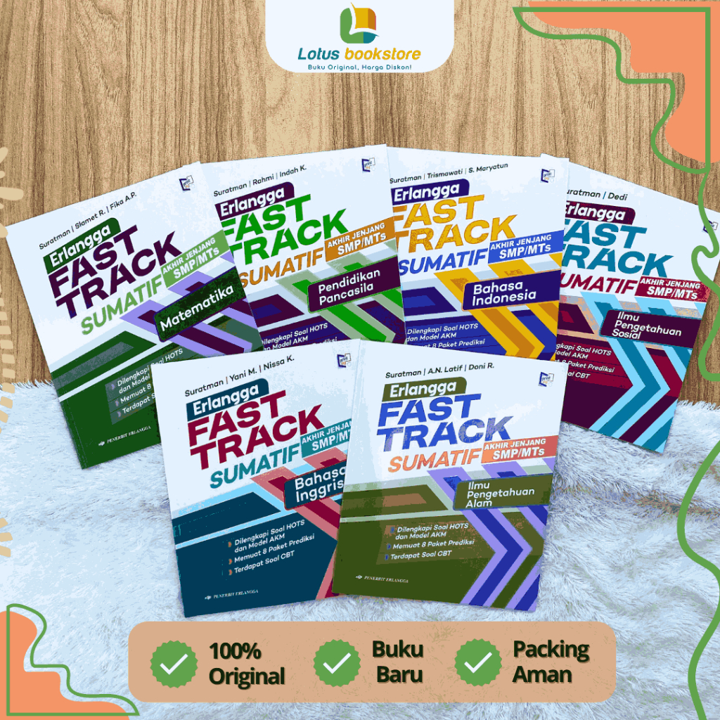 Jual Fast Track Sumatif SMP/MTS - Kurikulum Merdeka - Buku Erlangga ...