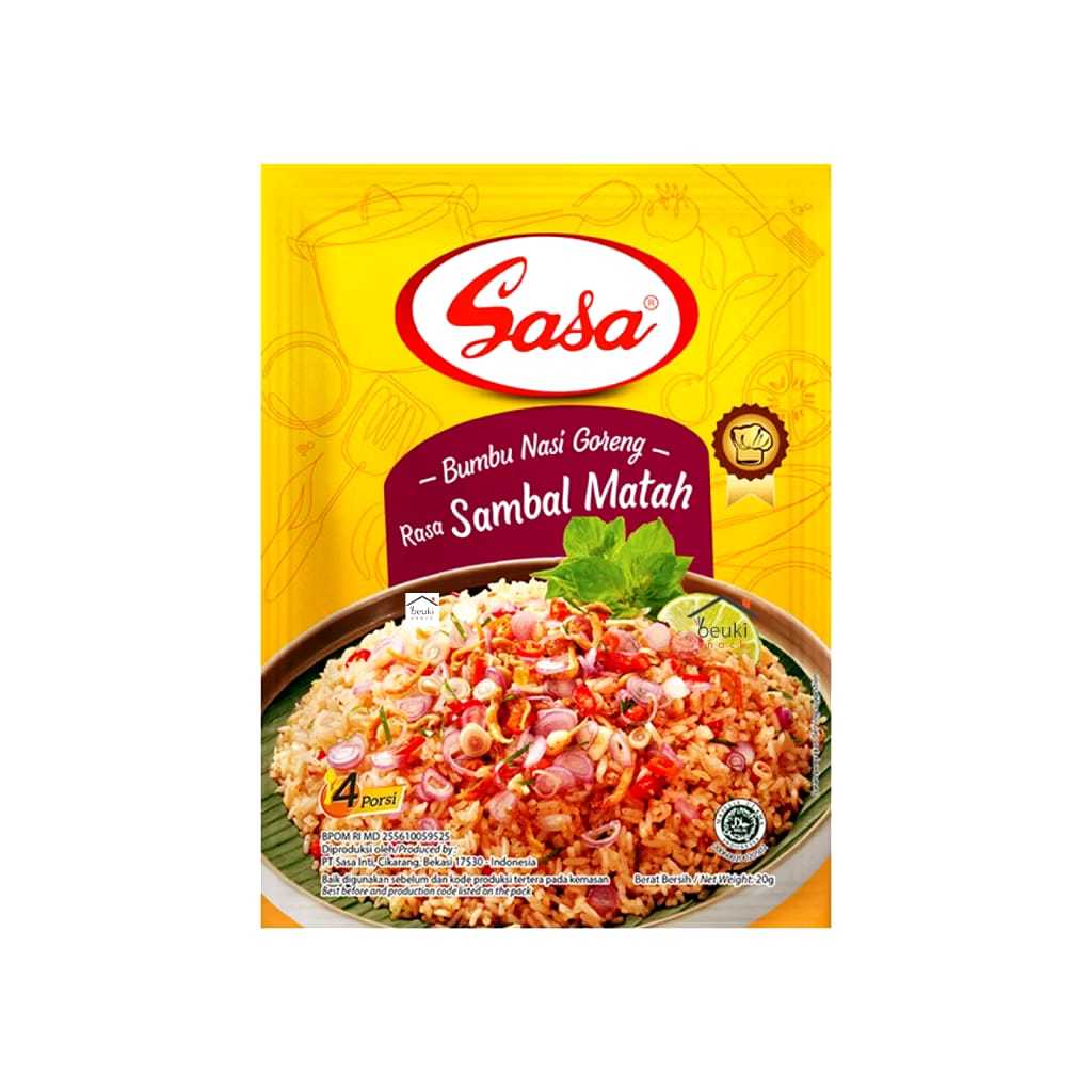 Jual Sasa Bumbu Nasi Goreng Sambal Matah sachet isi 5pcs | Shopee Indonesia