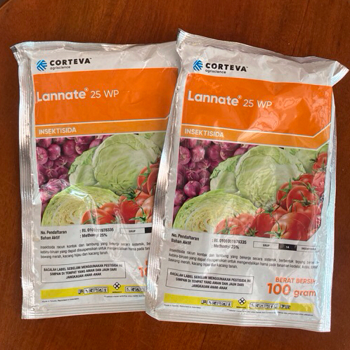 Jual INSEKTISIDA LANNATE 25 WP 100 gram | METOMIL 25% | LANNATE CORTEVA ...