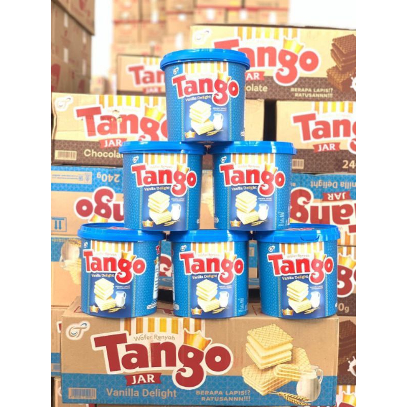 Jual TANGO WAFER JAR VANILA 1 DUS ISI 6 | Shopee Indonesia