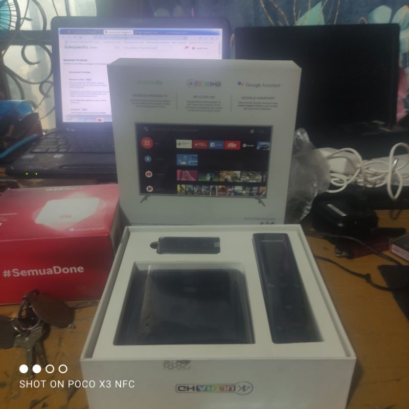 Jual tv box android polytron pdb f2 masi baru full set | Shopee Indonesia
