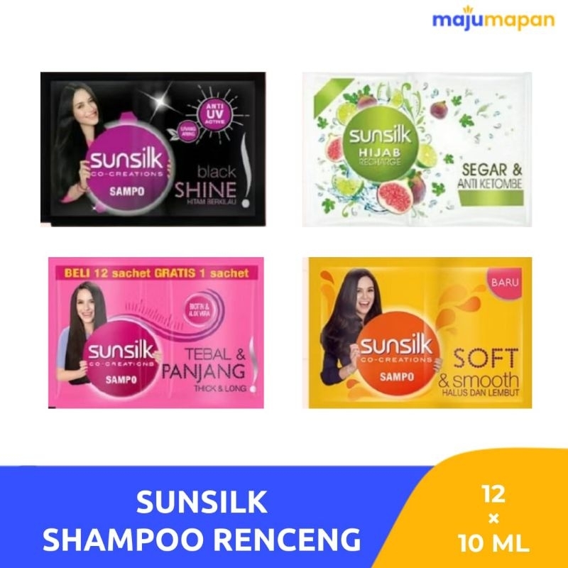 Jual Sunsilk Shampoo Renceng 12×10ml | Shopee Indonesia