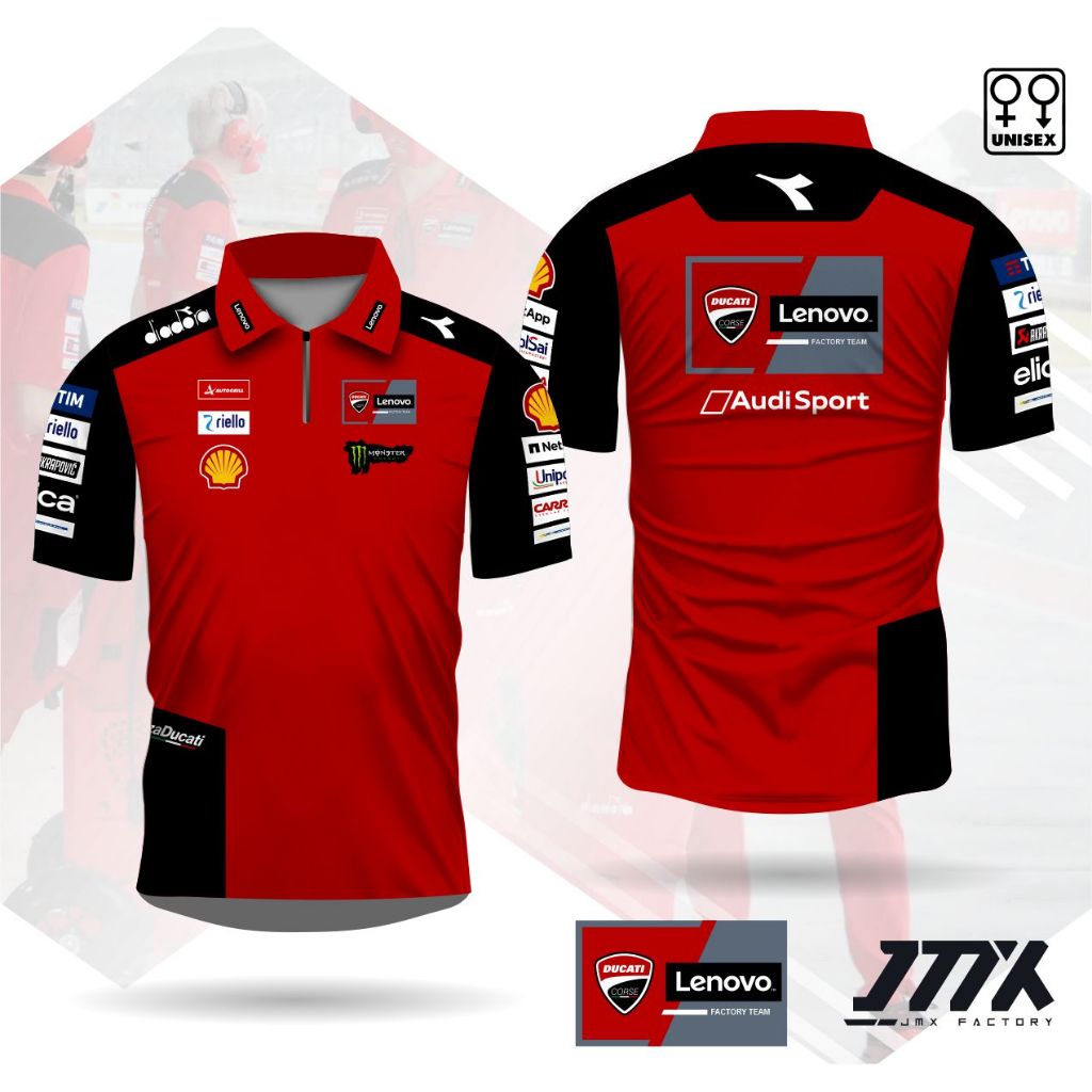 Jual jersey crew motogp ducati lenovo jersey marquez 2025 kaos motogp ...
