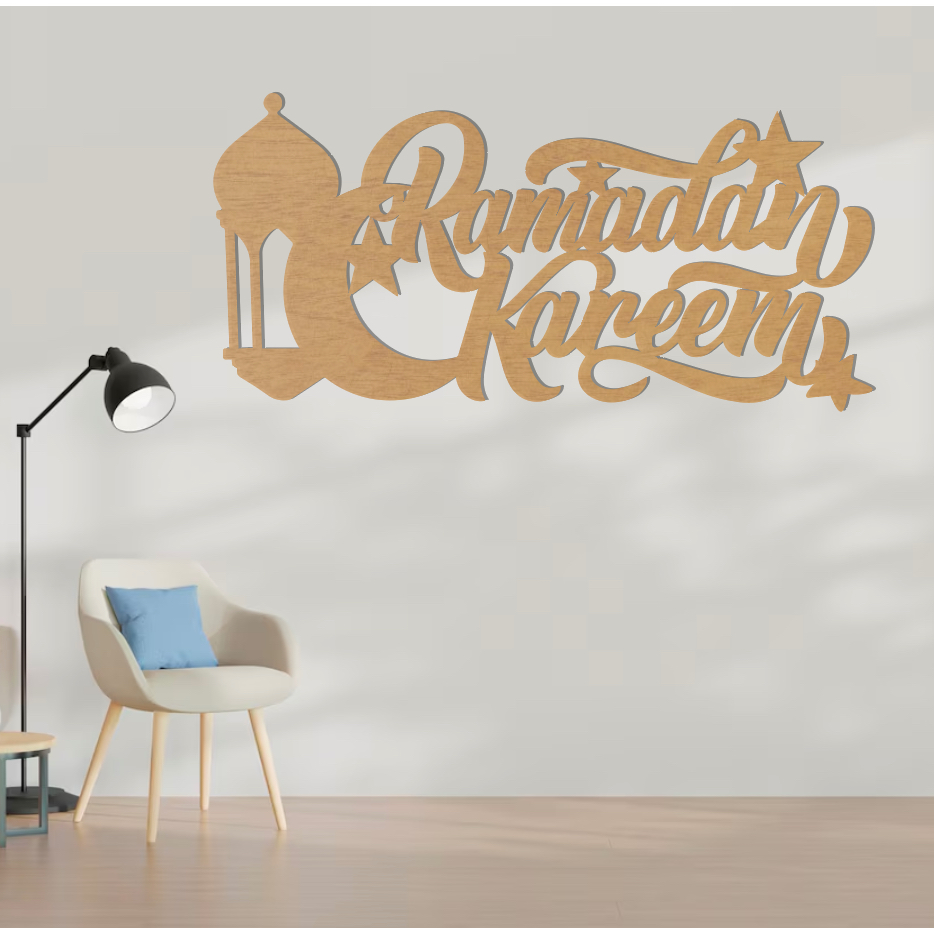 Jual Hiasan Backdrop Ramadan Mubarak Lampu Ramadhan Lebaran Hiasan ...
