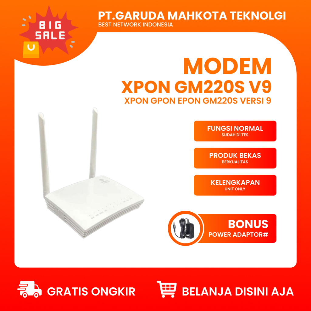 Jual Modem XPON GM220-S Gpon Epon Onu Second | Shopee Indonesia