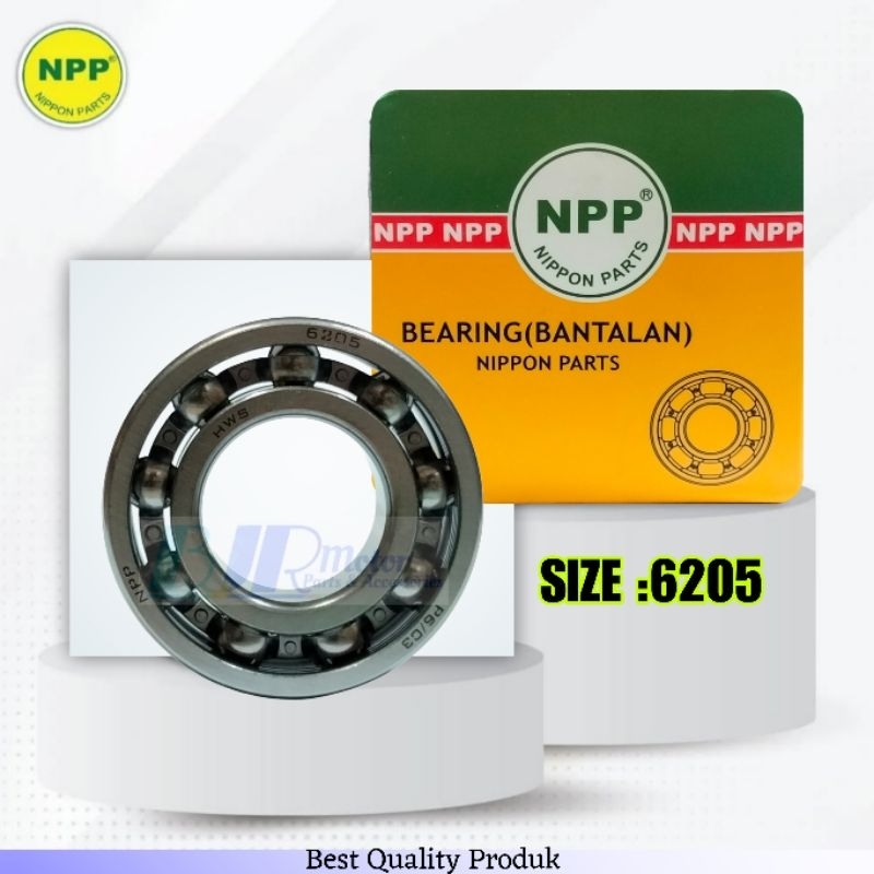 Jual BEARING LAHER 6205 NPP NIPPON PARTS | Shopee Indonesia