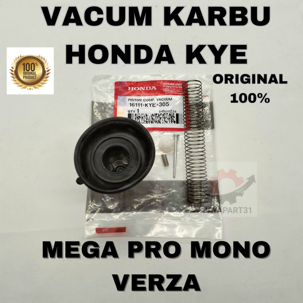 Jual VACUM KARBU HONDA KYE ASLI ORIGINAL MEGA PRO MONO, VERZA | Shopee Indonesia