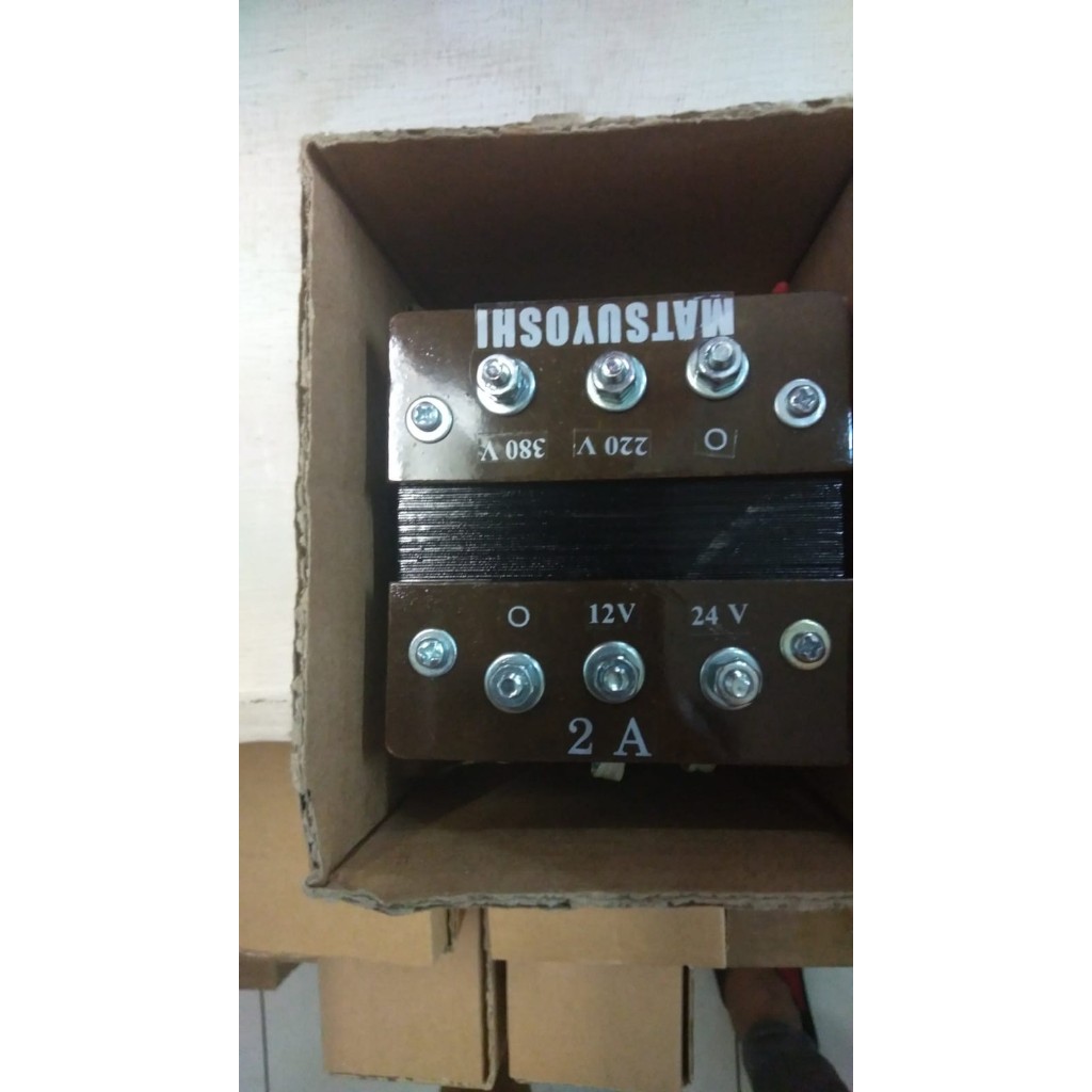 Jual Travo Trafo STEP UP/ DOWN 220V/380V TO 12V/24V 2 Ampere | Shopee Indonesia