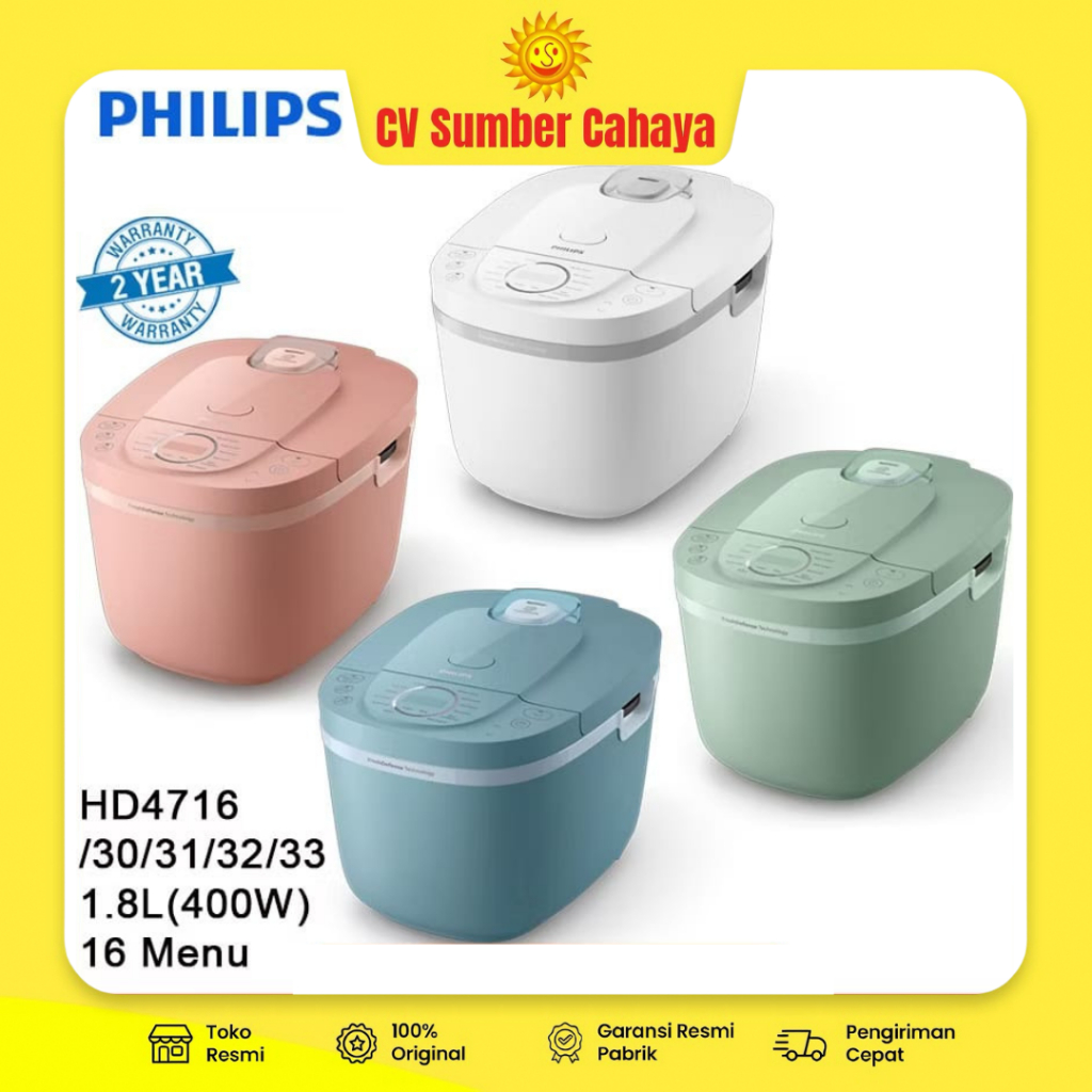 Jual Philips Rice Cooker 1.8 L 3000 Digital Series HD4716/30 HD4716/31 HD4716/32 HD4716/33 Anti ...