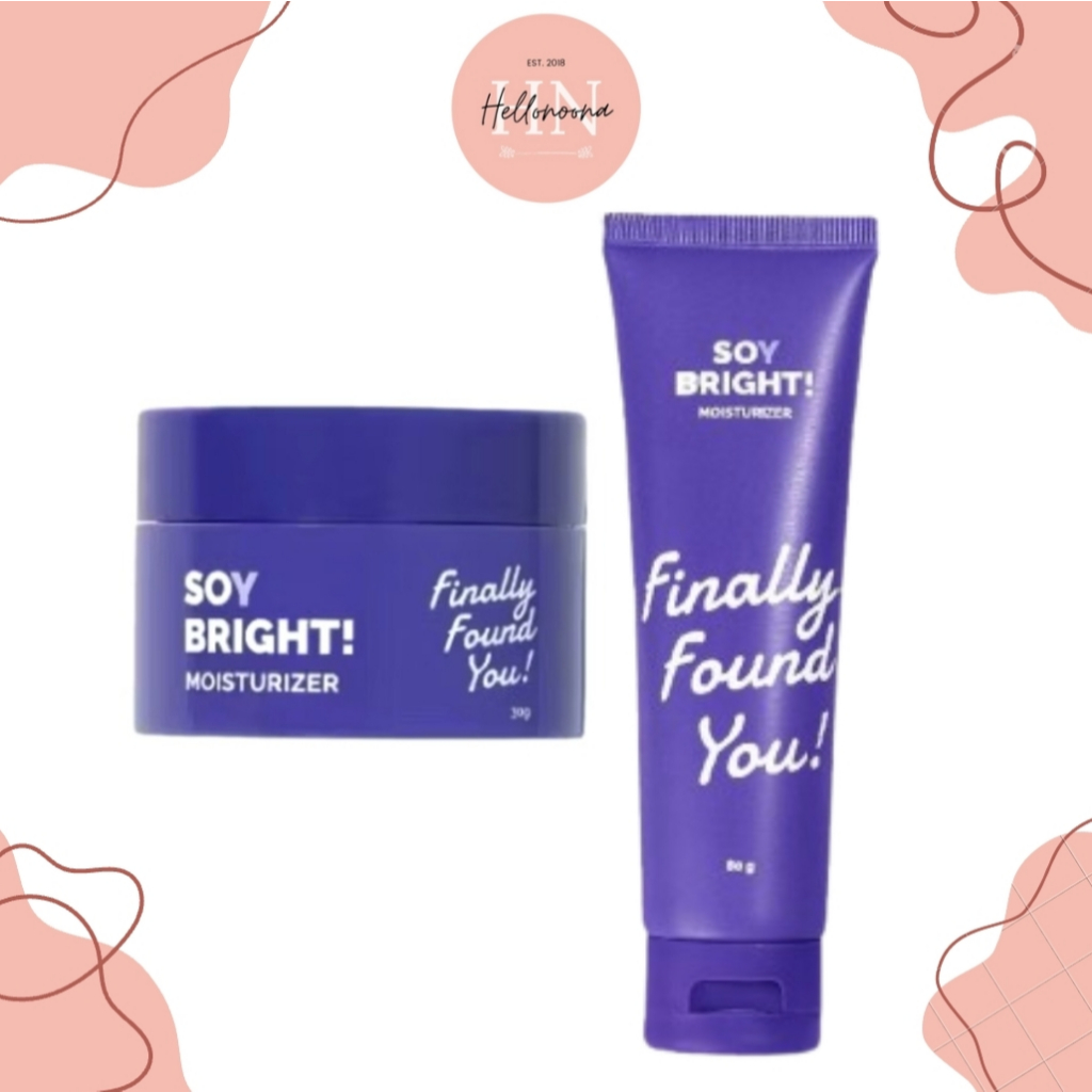 Jual FINALLY FOUND YOU! - Soy Bright! Moisturizer 30gr | 80gr | Shopee Indonesia