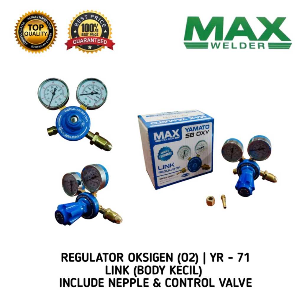 Jual Regulator Oksigen Oxygen Regulator Regulator Las Oksigen Max Welder Yamato Regulator Las ...