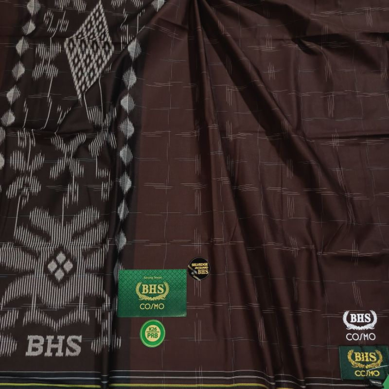 Jual SARUNG BHS COSMO GOLD K26 PRB 6 COKLAT SELVEDGE JACQUARD | Shopee ...