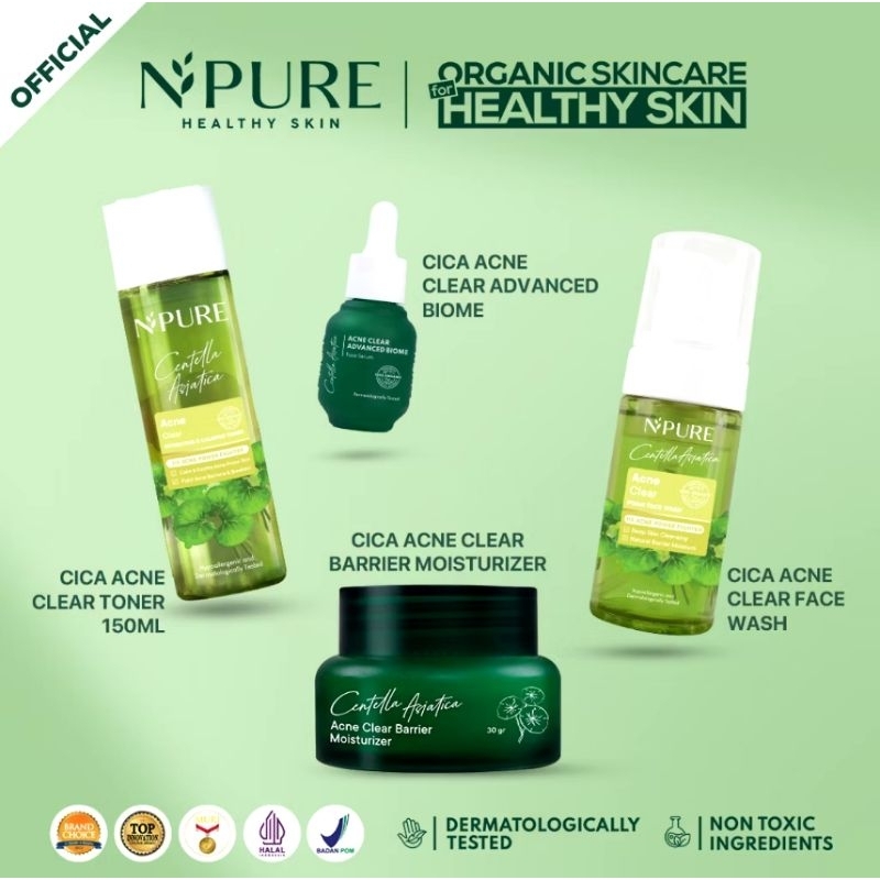 Jual NPURE CICA ACNE SERIES | Shopee Indonesia