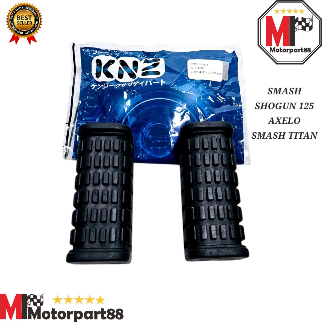 Jual KARET PIJAKAN FOOT STEP DEPAN KNZ SMASH SHOGUN 110 125 SATRIA FU ...