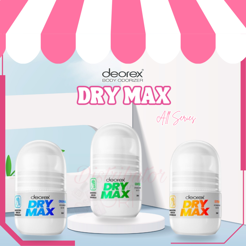 Jual Deorex DryMax Orginal/Gentle/Extra/Clinical AntiPerspirant Deodorant Roll on 30ml/Solusi ...