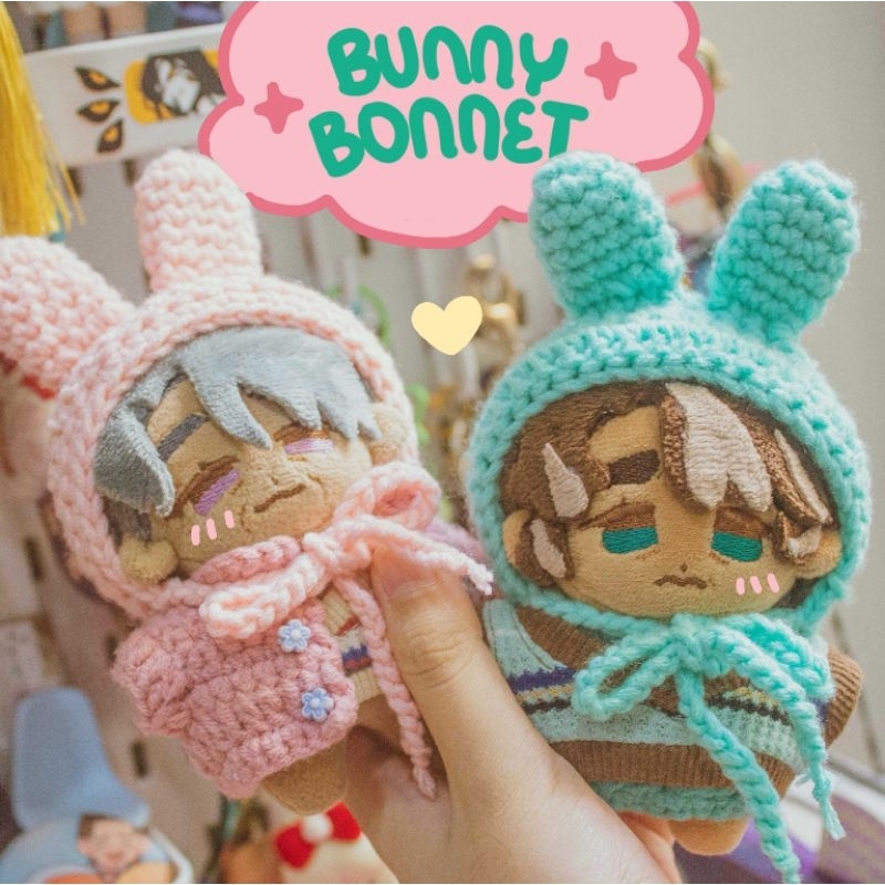 Jual 10cm Kpop OC Doll Crochet Bunny Bonnet | Shopee Indonesia