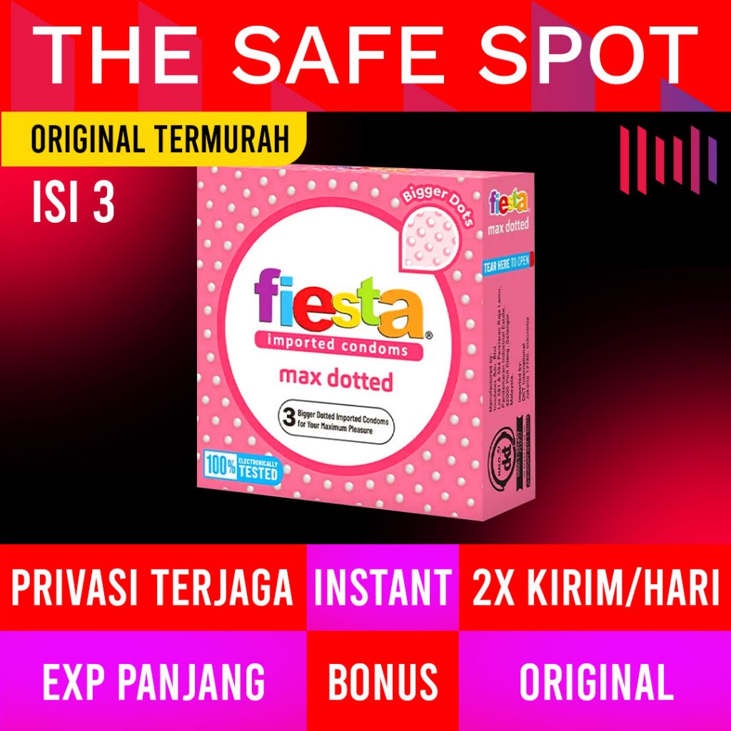 Jual Fiesta Max Dotted Kondom Bergerigi Original Privasi Bintaro ...