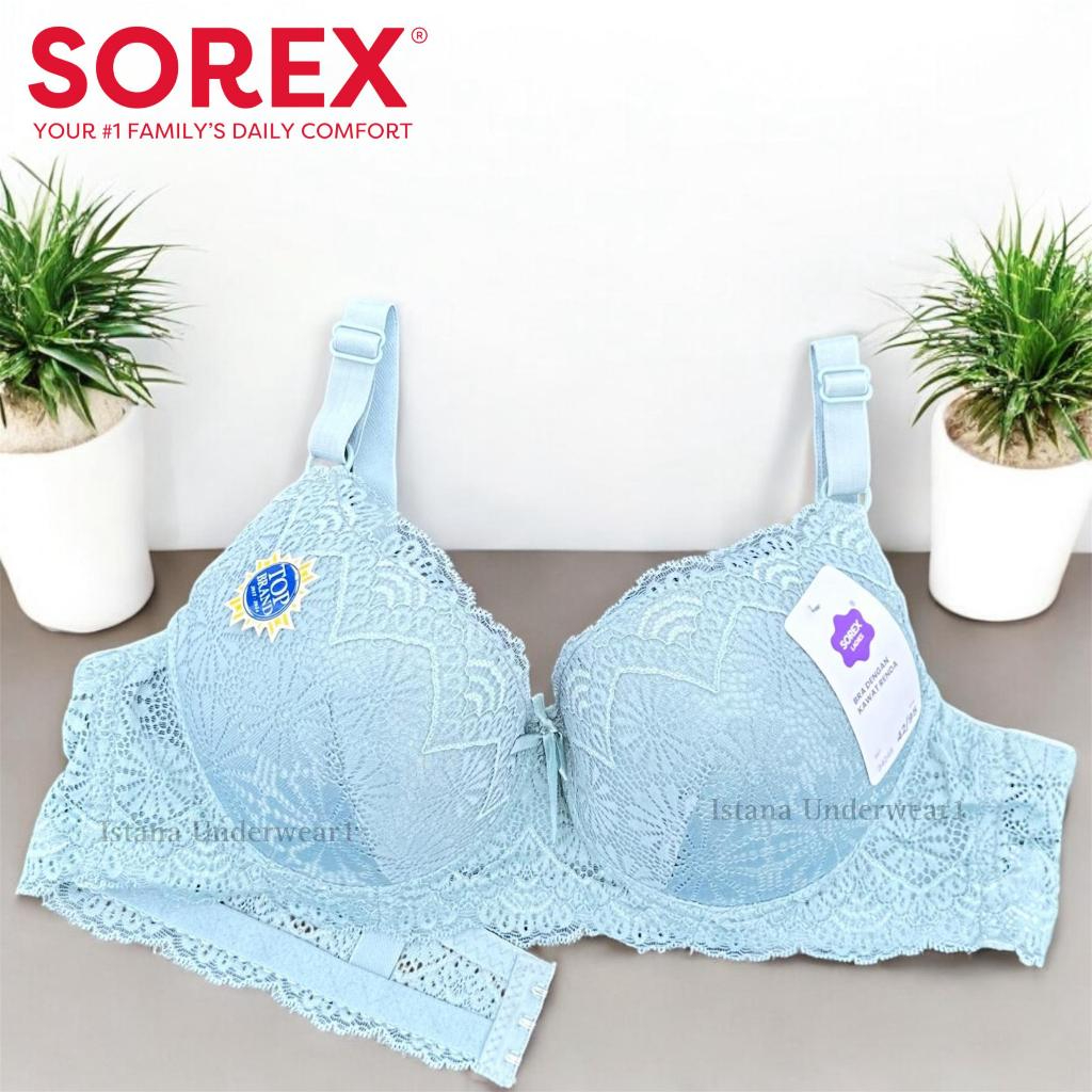Jual Bra Wanita Sorex Brukat Cup B | Bra Renda Dengan Kawat (36-42 ...