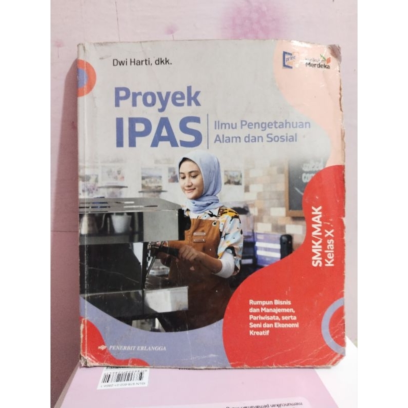 Jual buku proyek ipas kelas 10/X) 1 smk mak rumpun bisnis manajemen erlangga kurikulum merdeka ...