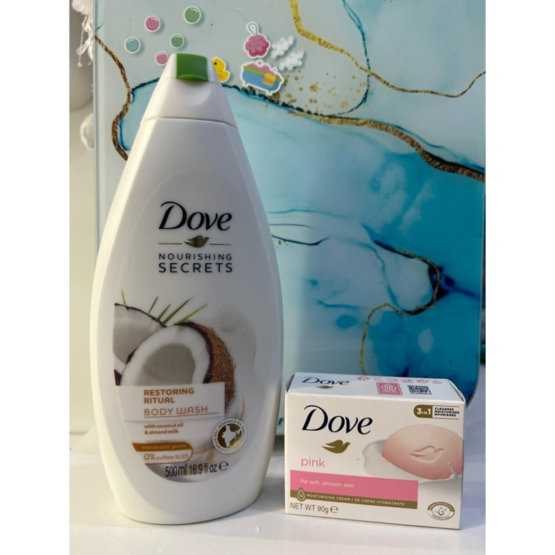 Jual Dove Restoring ritual body wash (FREE Dove soap bar) | Shopee ...