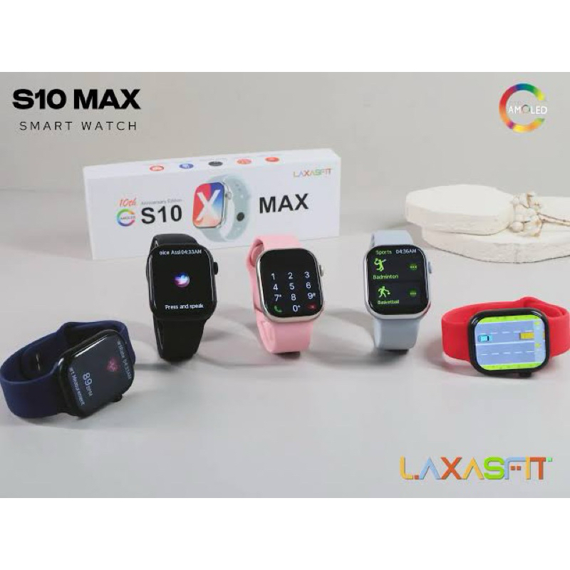 Jual Laxasfit Smart Watch S10 Pro Max Internet Seluler Musik Bluetooth ...
