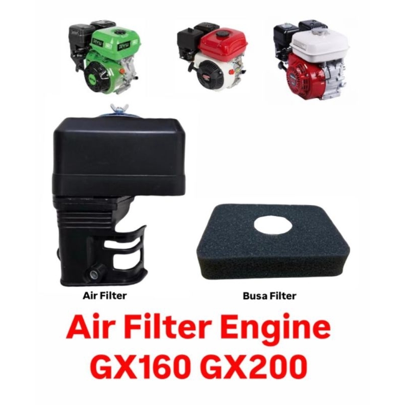 Jual air filter assy / air cleaner / filter angin gx 160 KOMPLIT ...