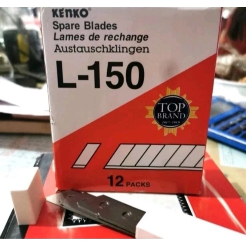 Jual BELLA Refill Isi Cutter BESAR / JUMBO KENK0 LINKO L150 KUAT KOKOH ...