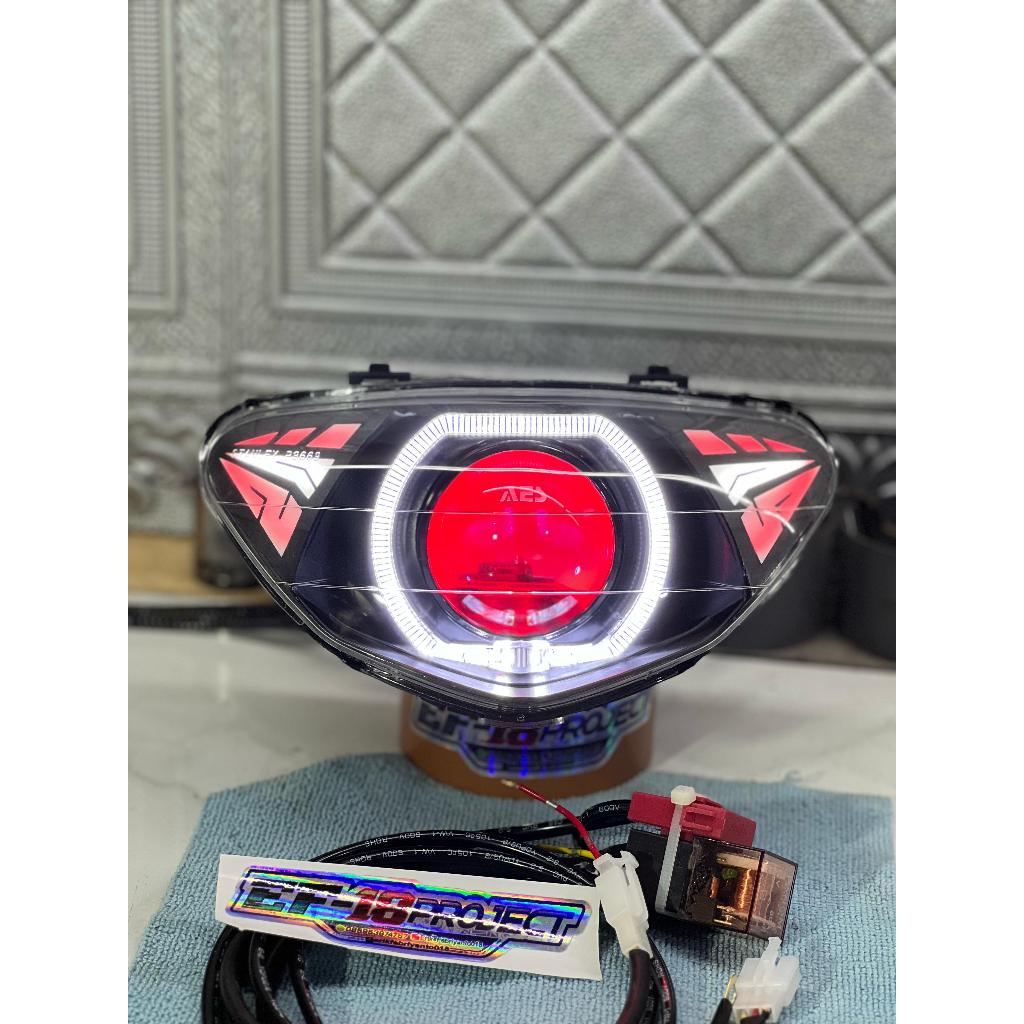 Jual Lampu Biled Mio Sporty Model Lazy Rgb AES Turbo Se | Shopee Indonesia