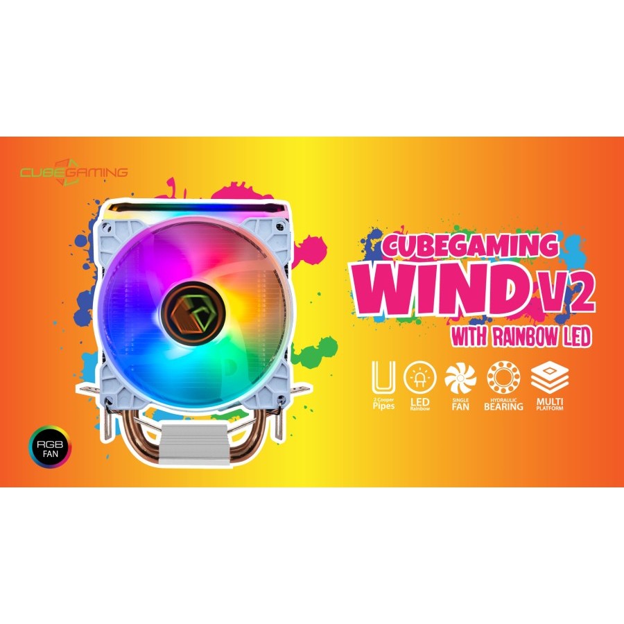 Jual CUBE GAMING WIND V2 CPU COOLER | Shopee Indonesia