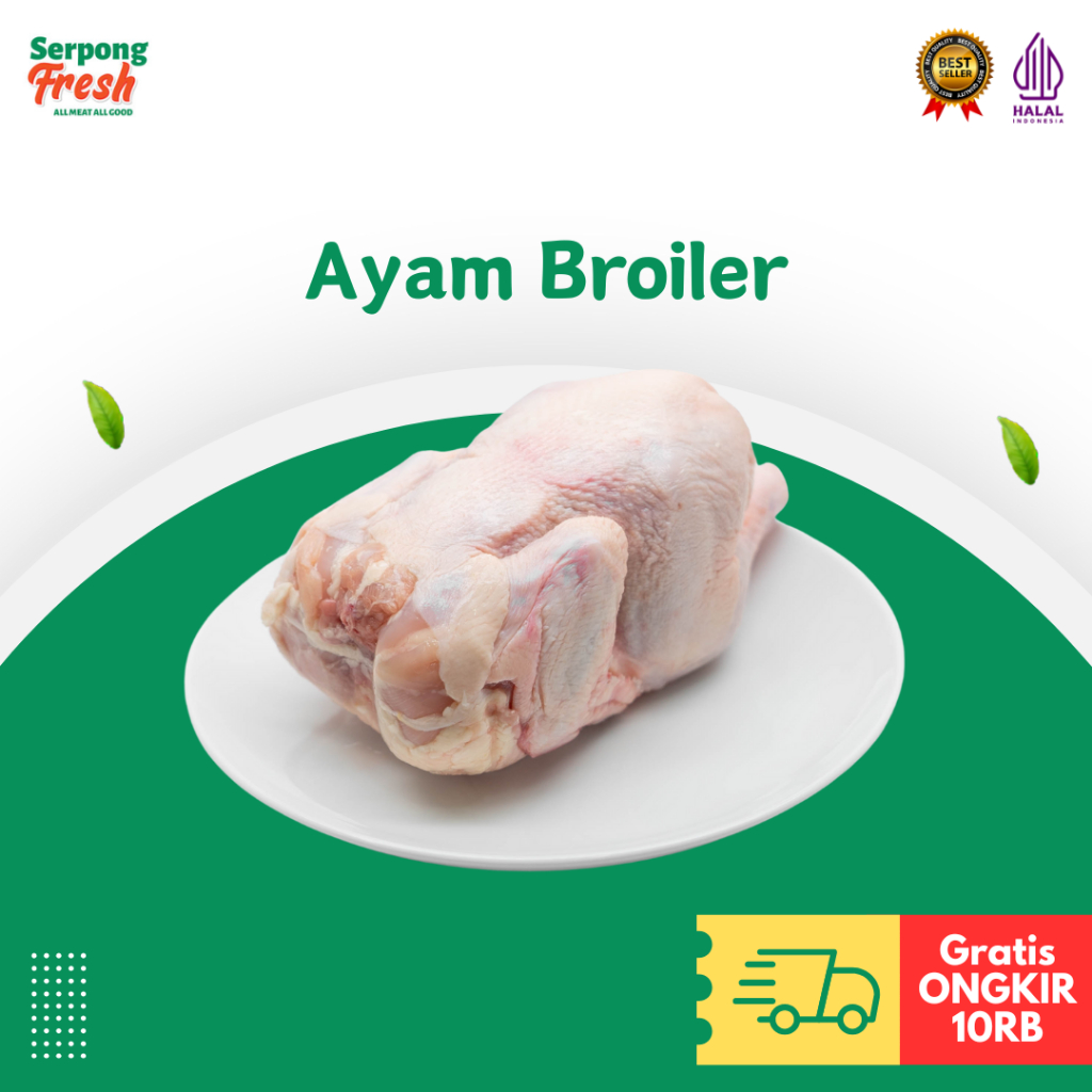 Jual Ayam Broiler Karkas Frozen Ukuran 0.4 - 1.2 kg Murah Utuh Beku ...
