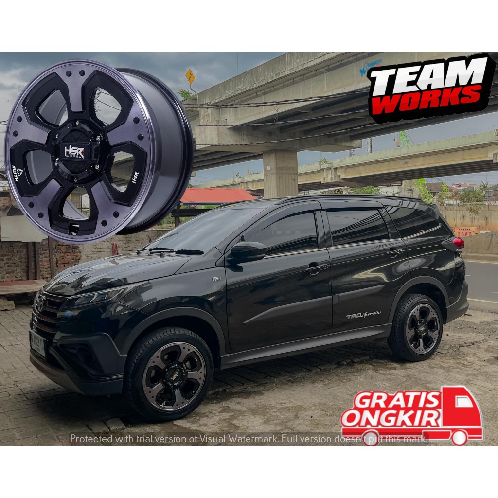 Jual PELEK MOBIL RACING HSR MYTH03 R20 LEBAR 9 PCD 6X139,7 ET20 BMF,BK ...