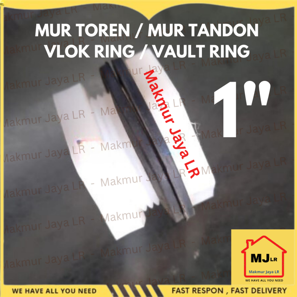 Jual MUR TANDON 1" 1 inch Vault Ring 1 dem Verlop Ring Drat Luar Dalam ...