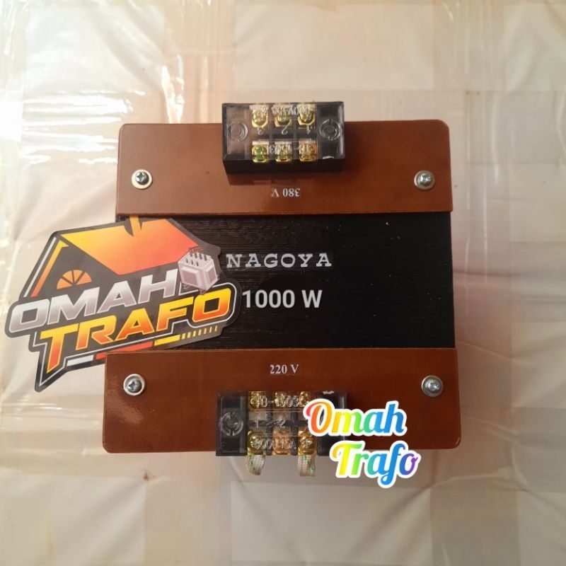 Jual trafo step up down auto 1000 watt 380v / 220v +terminal kaca | Shopee Indonesia